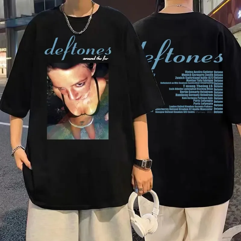 Camisetas-de-dibujos-animados-de-Ojos-de-chica-Deftones-100-algod-n ...