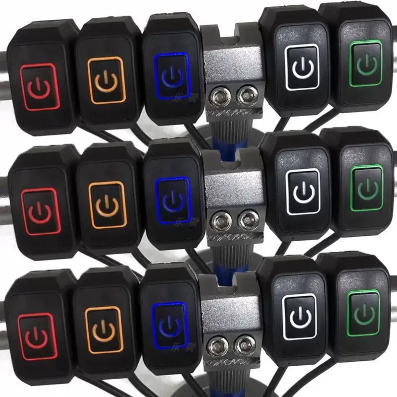 1-2pcs-Motorcycle-Modified-Switch-Headlight-Horn-Control-ON-OFF-Buttton ...