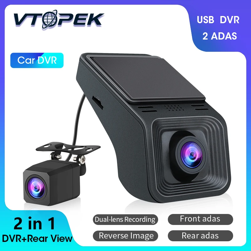Double-Recording-Front-And-Rear-Camera-Full-HD-170-Wide-Angle-Dash-Cam ...