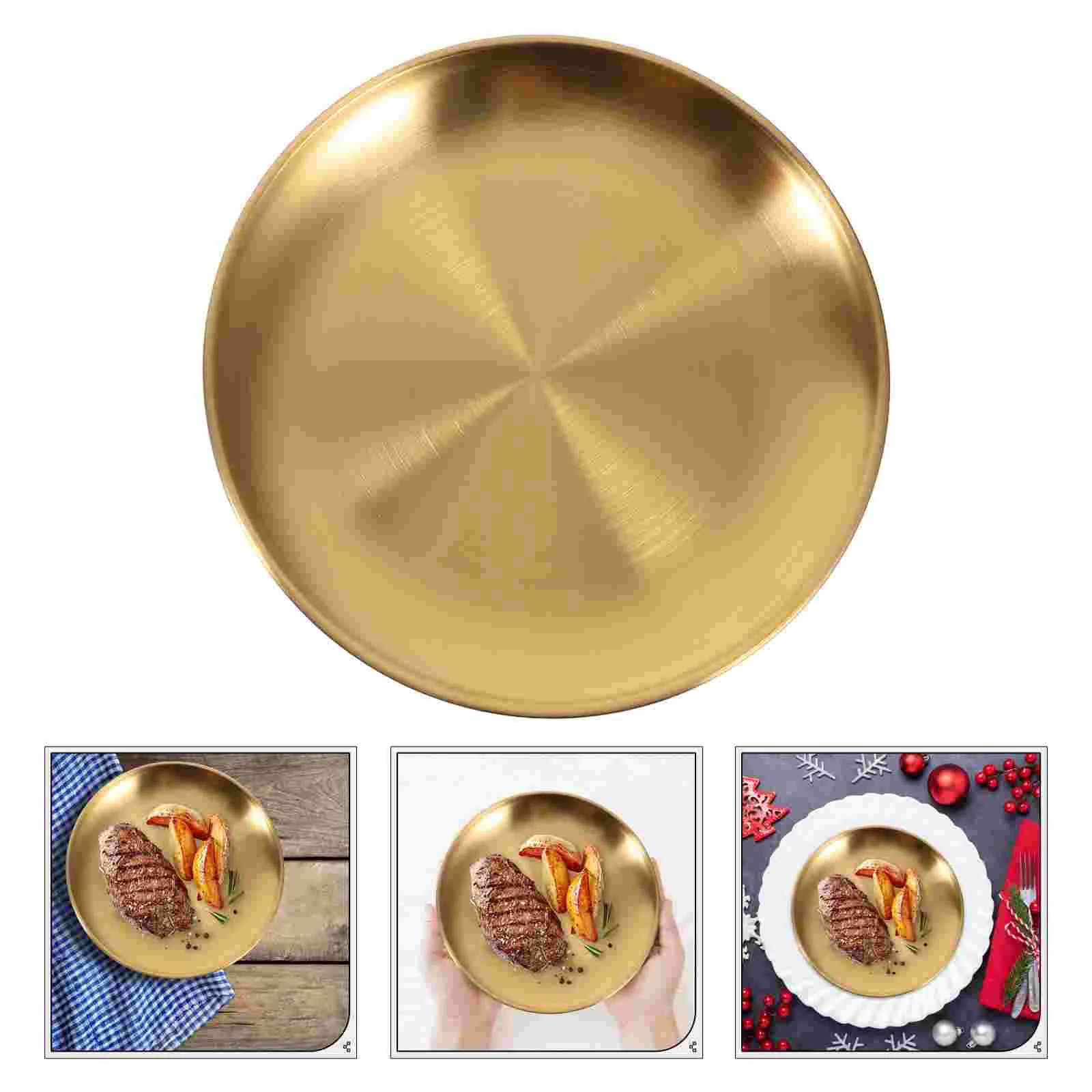 6-Pcs-Stainless-Steel-Dinner-Plate-Metal-Plates-for-Eating-Spaghetti ...
