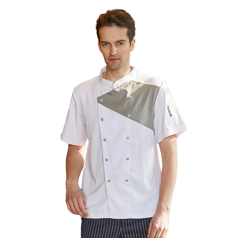 Western-Restaurant-Chef-Jacket-Hotel-Catering-Service-Back-Kitchen-Cook ...