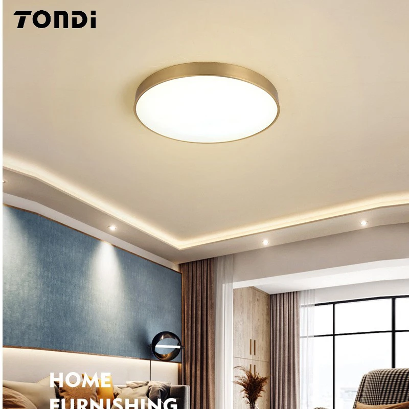 Tondi Modern Led Ceiling Light Simple Round Living Room Bedroom Aisle ...