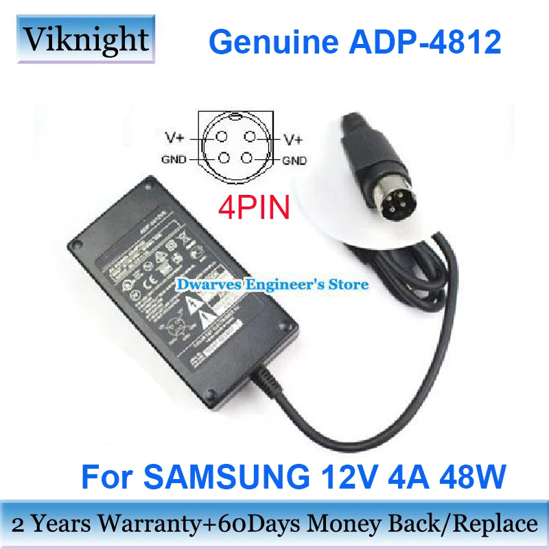 Genuine-ADP-4812-12V-4A-48W-Adaptador-De-Energia-para-SAMSUNG-SDR-4200 ...