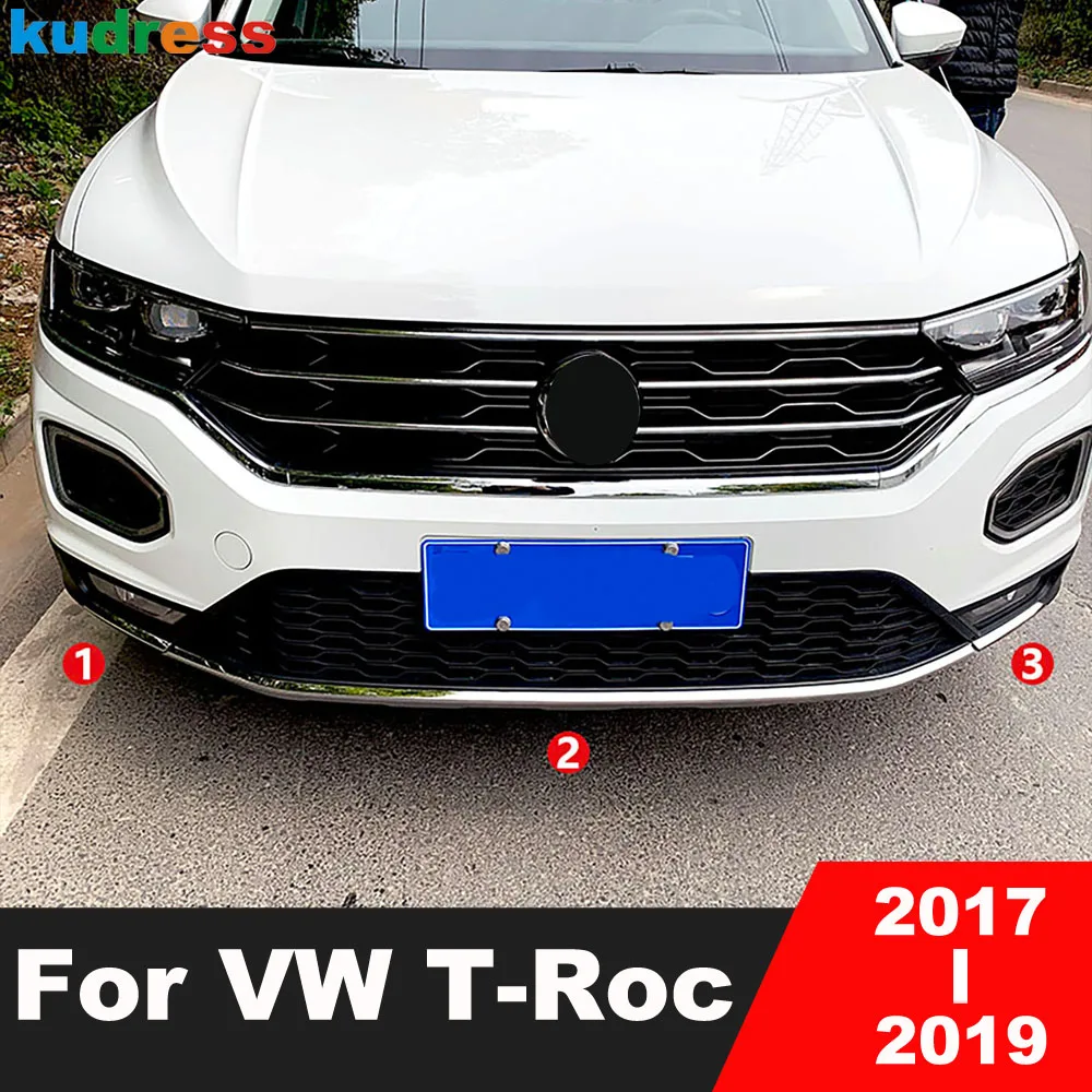 For Volkswagen Vw T-roc Troc 2017 2018 2019 Stainless Front Bottom ...