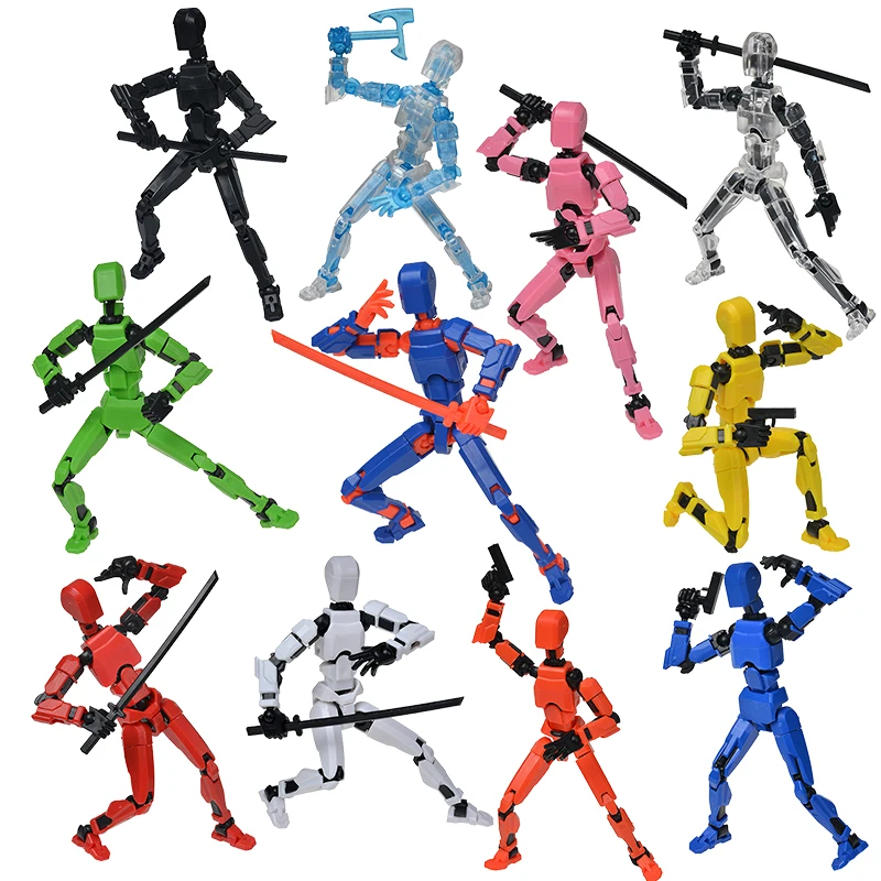 Figura-de-acci-n-de-Robot-3D-impresa-con-articulaci-n-completa-para ...