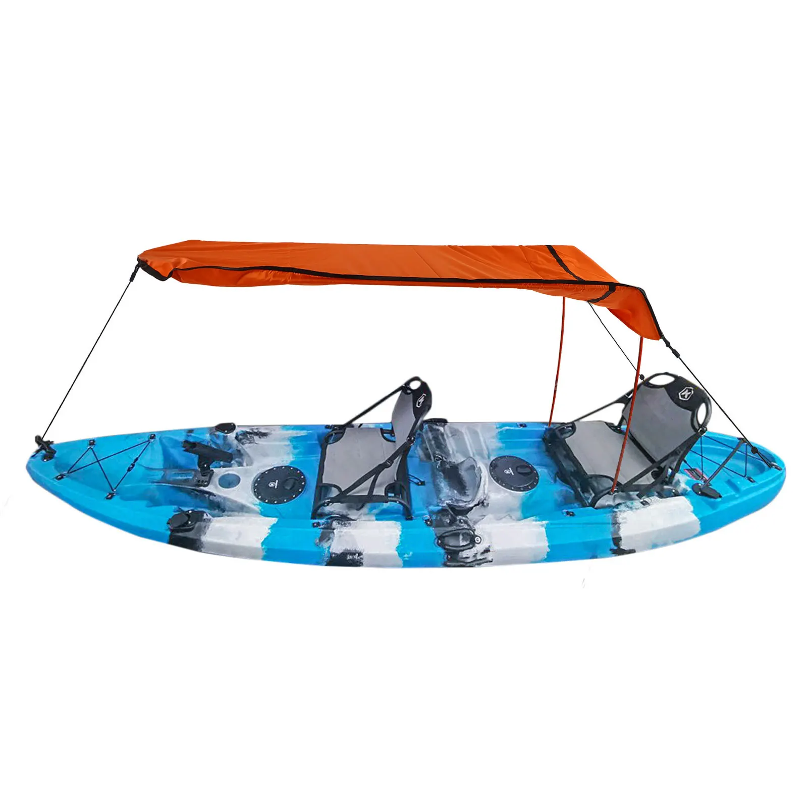 Portable Kayak Sun Shade Canopy Waterproof Oxford Cloth Sunshade Awning ...