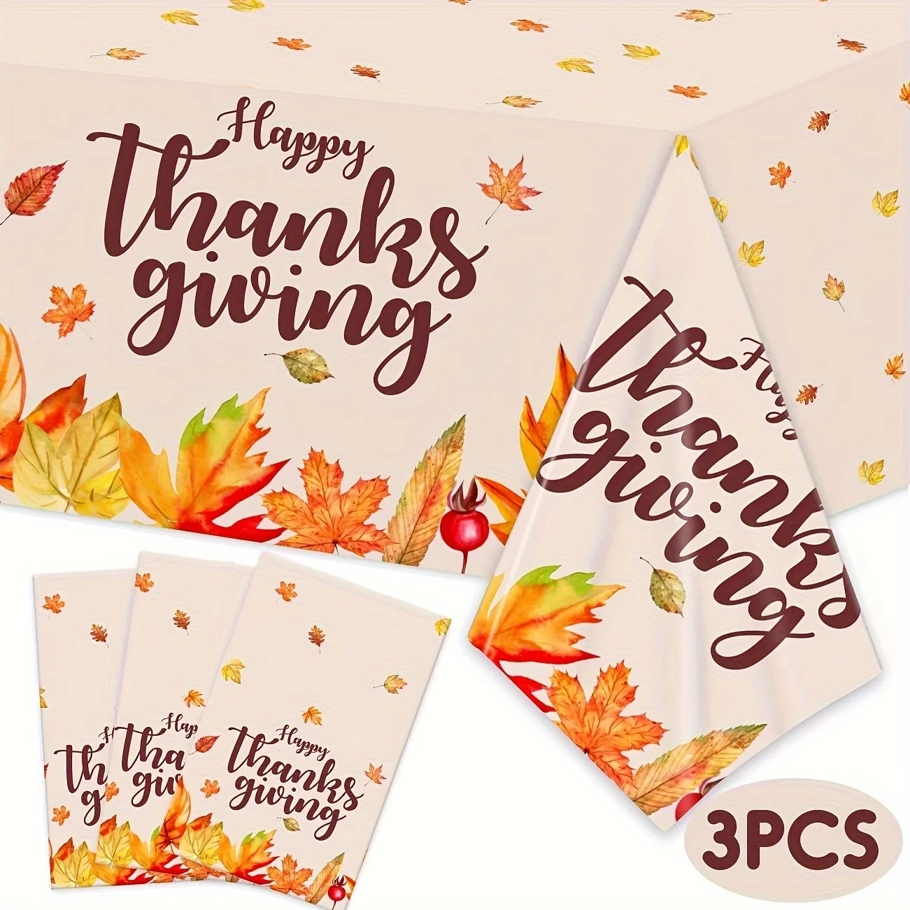 Fall-Thanksgiving-Party-Supplies-Thanksgiving-Tablecloth-Plastic ...