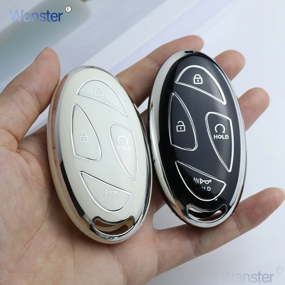 Silver-Tpu-Car-Key-Case-Cover-for-Hyundai-Ionic-6-Grandeur-GN7-Kona-Ev ...