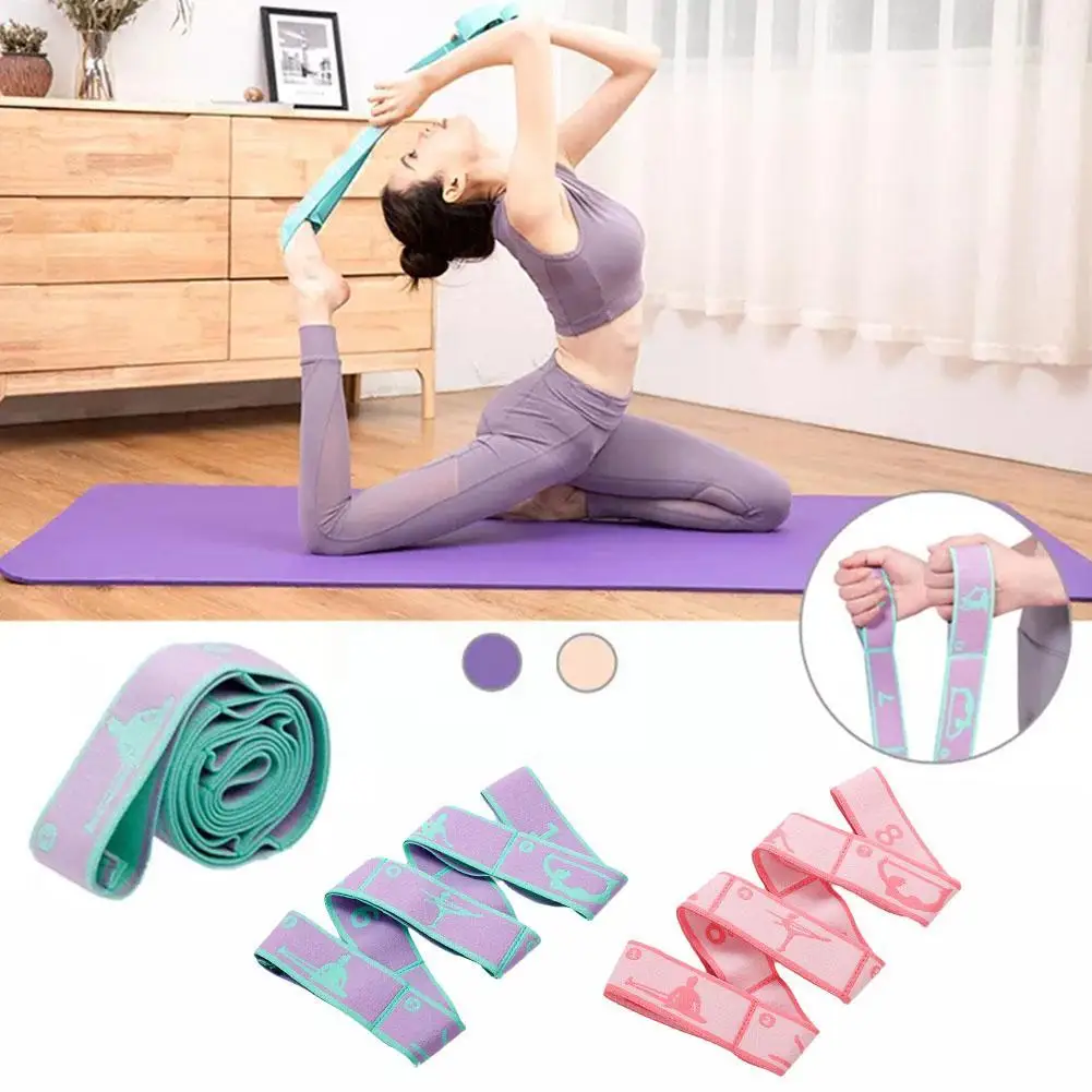 Yoga-Stretching-Belt-Dance-Stretching-Band-Loop-Yoga-Resistance-Elastic ...