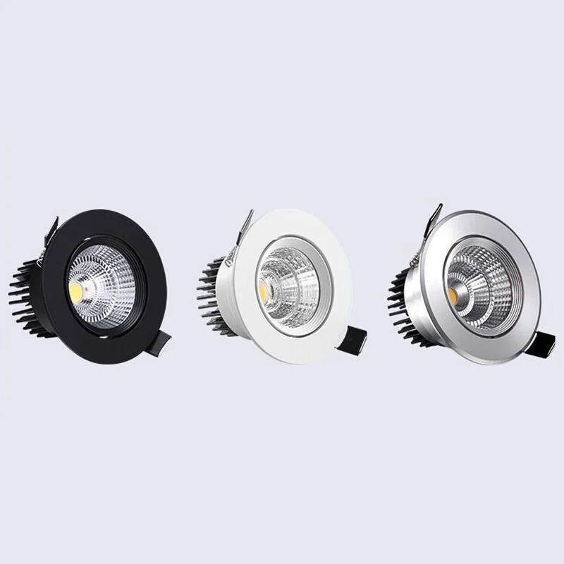 Luces LED empotradas para iluminación del hogar, lámparas de techo ...