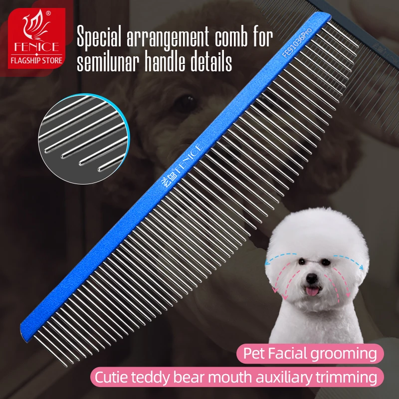 Fenice Pet Grooming Single Comb Stylist Aviation Aluminum Ultra-light ...