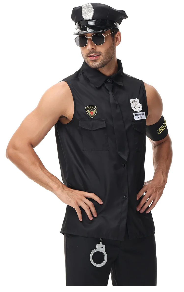 Cop Halloween Costume Men