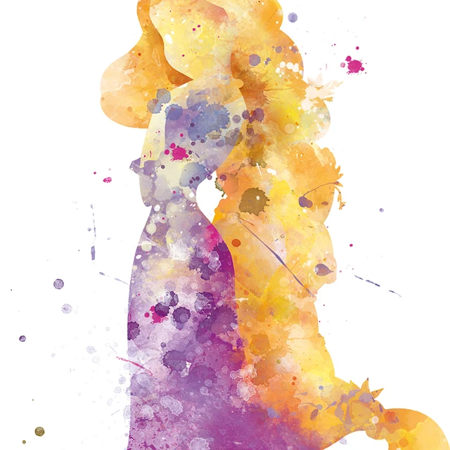 Disney Princess Watercolor