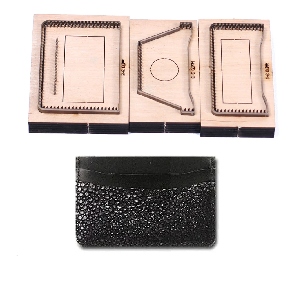 DIY-leather-craft-card-easy-take-card-holder-die-cutting-knife-mould ...
