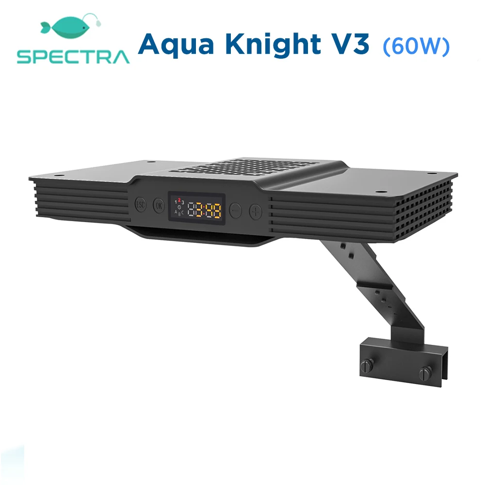 Spectra-Aqua-Knight-V3-60W-Programmable-Sunrise-Sunset-Marine-Aquarium-LED-Light-for-Coral-Reef ...