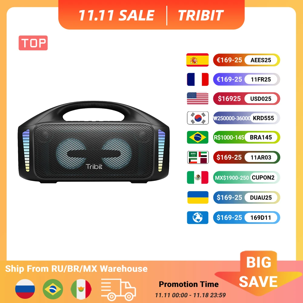 Tribit-Portable-Bluetooth-Speaker-90W-StormBox-Blast-Outdoor-Wireless ...