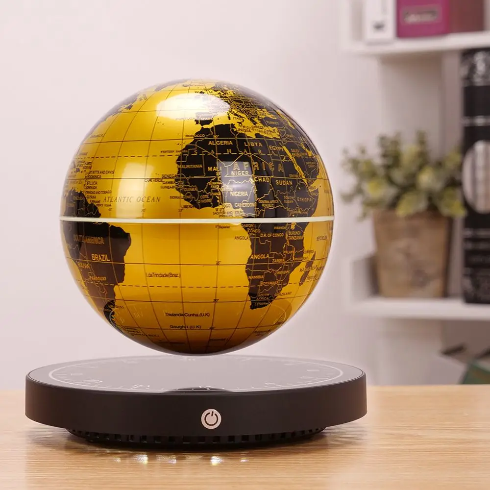 Levitating-Lamp-Magnetic-Levitation-Globe-LED-Earth-Floating-Rotating ...