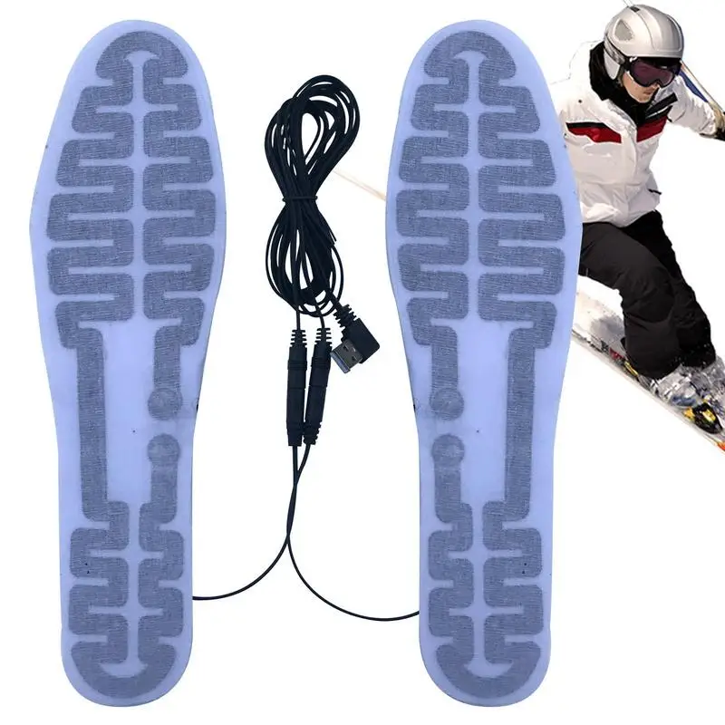 Heated-Shoe-Insoles-For-Men-Women-USB-Rechargeable-Electric-Heated ...