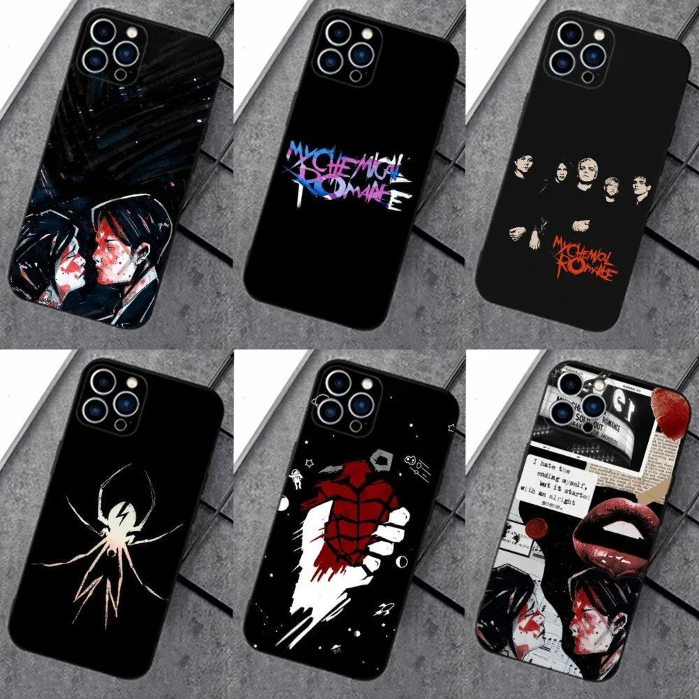 My Chemical R-Romance Band Phone Case For iPhone 16,15,14,13,12,11 Plus ...