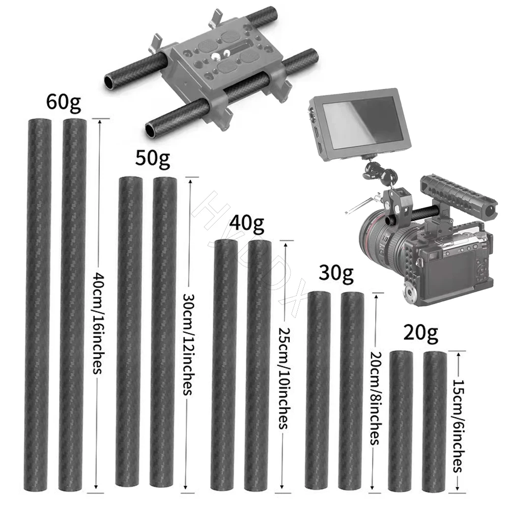 Lens Support Rod Rail | Rails Camera | Fiber Rod | Photo Studio Kits ...