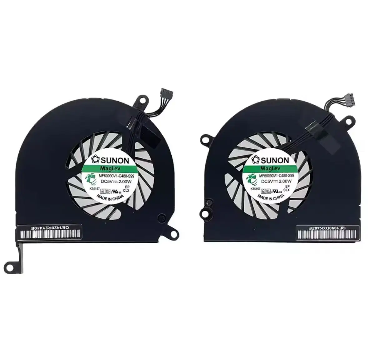 Replacement A1286 Fan Left+Right Side CPU Cooling Fan Compatible for ...