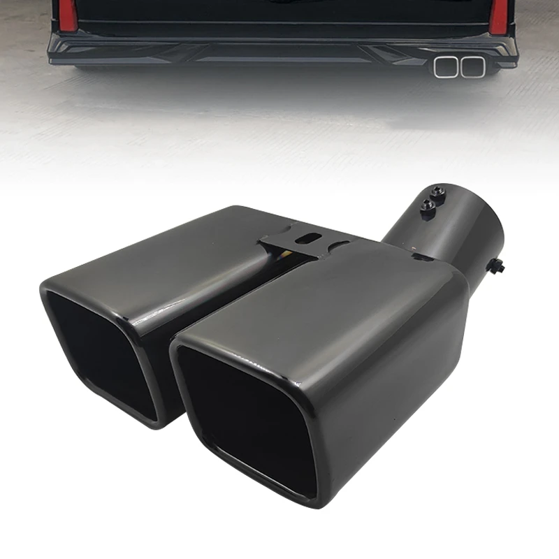 Apply to Toyota Alphard 30 series one part titanium black exhaust pipe ...