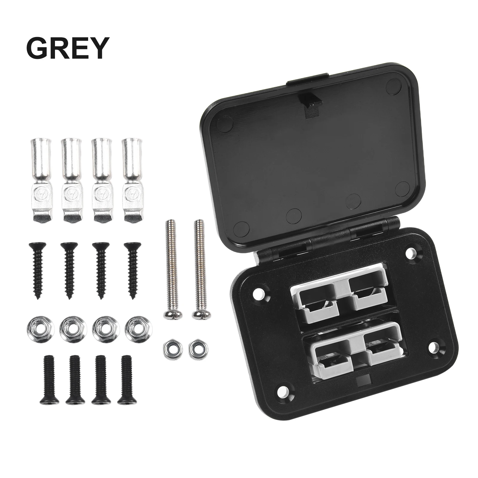 1pc-50A-Twin-Dual-Flush-Mount-For-Anderson-Plug-Connector-Flush-Mounts ...