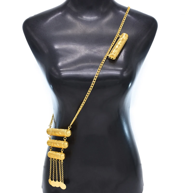 Kurdish-Iraqi-style-Shoulder-Chains-Golden-Carved-silah-or-weapon ...