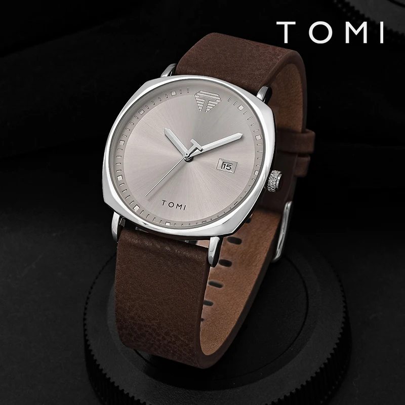 TOMI-Men-s-Watch-Minimalist-Fashion-Sports-Watch-Calendar-Leather ...