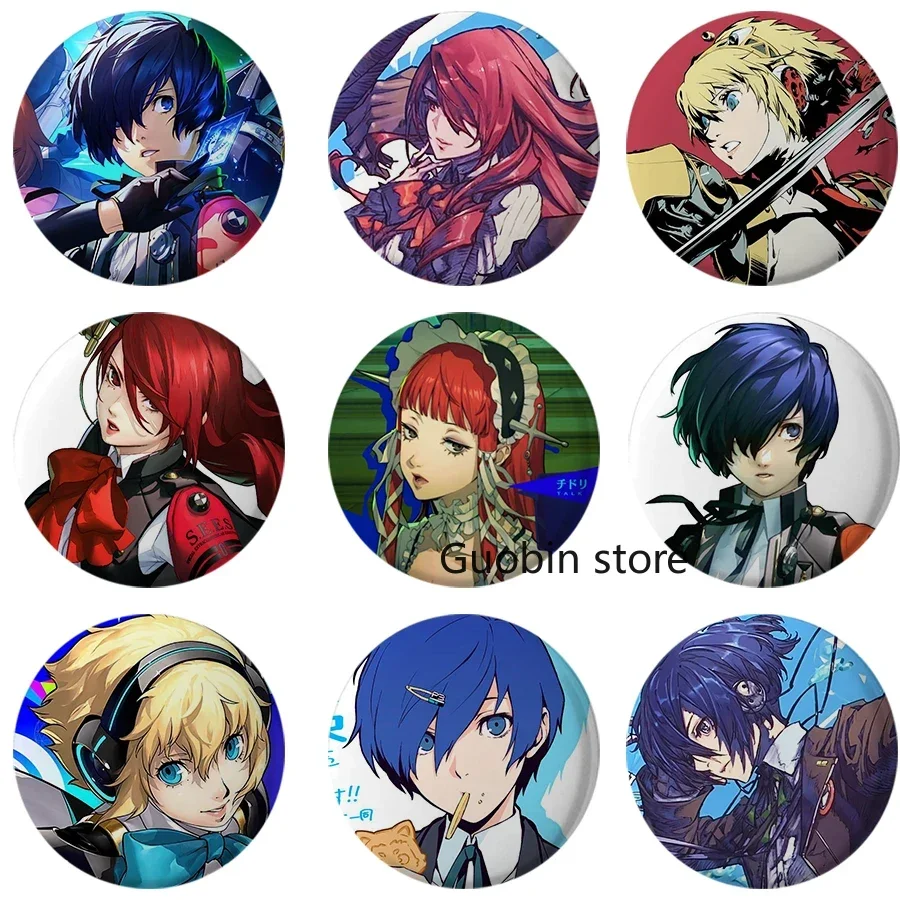 Persona-3-Game-Brooches-P3-5-Shin-Takeba-Megami-Yuuki-Tensei-Makoto ...