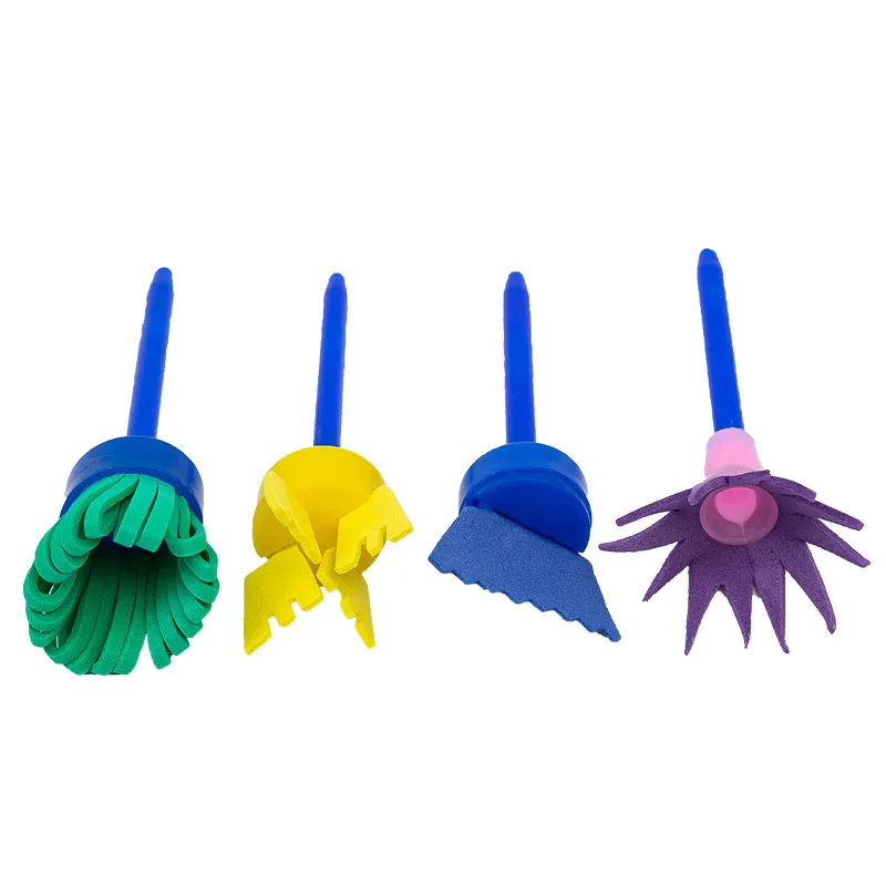 Kids Sponge Stamp Brush Kits - Little Pomelo