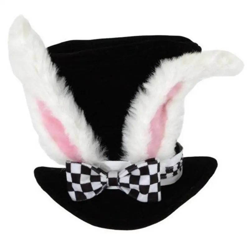 Easter-White-Rabbit-Top-Hat-Alice-Wonderland-Cosplay-Bunny-Bowler-Men ...