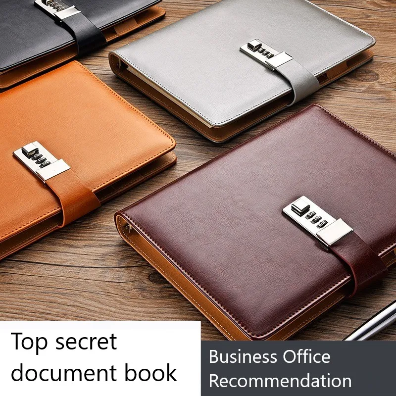 ONT-Business-Office-Password-Loose-leaf-book-A5-Notebook-Multi ...
