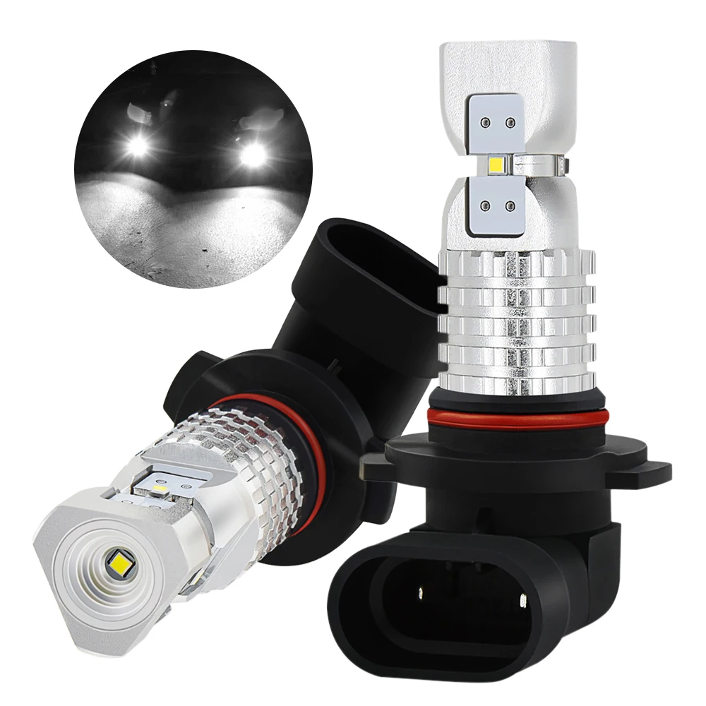 OXILAM 2Pcs H10 9005 HB3 LED Fog Light Bulbs Super Bright LED CSP DRL ...