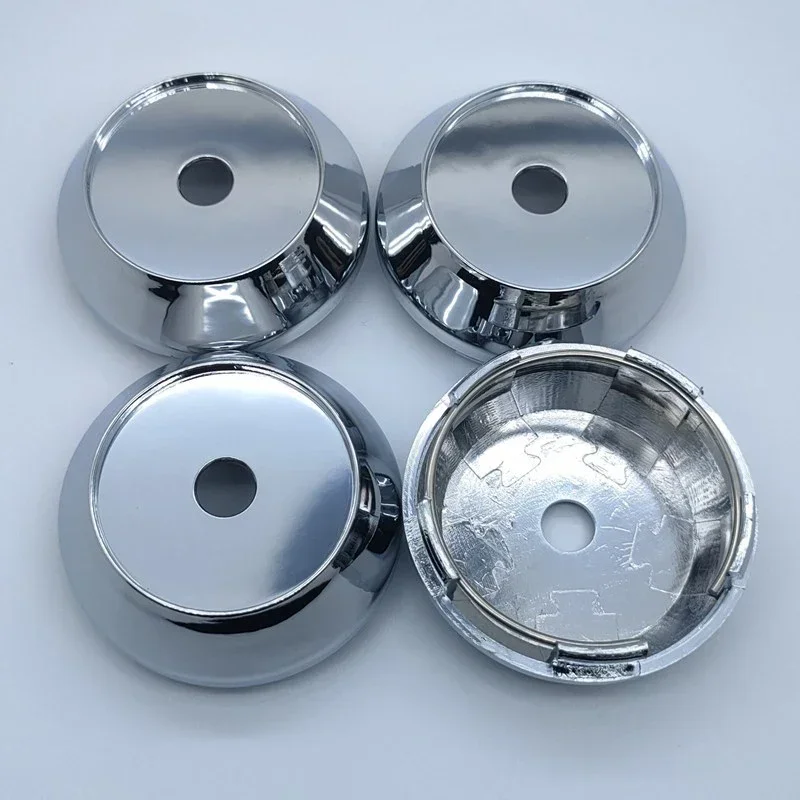 100PCS 65mm Wheel Hub Caps Raised Blank No Logo Universal ABS Tire Rim ...