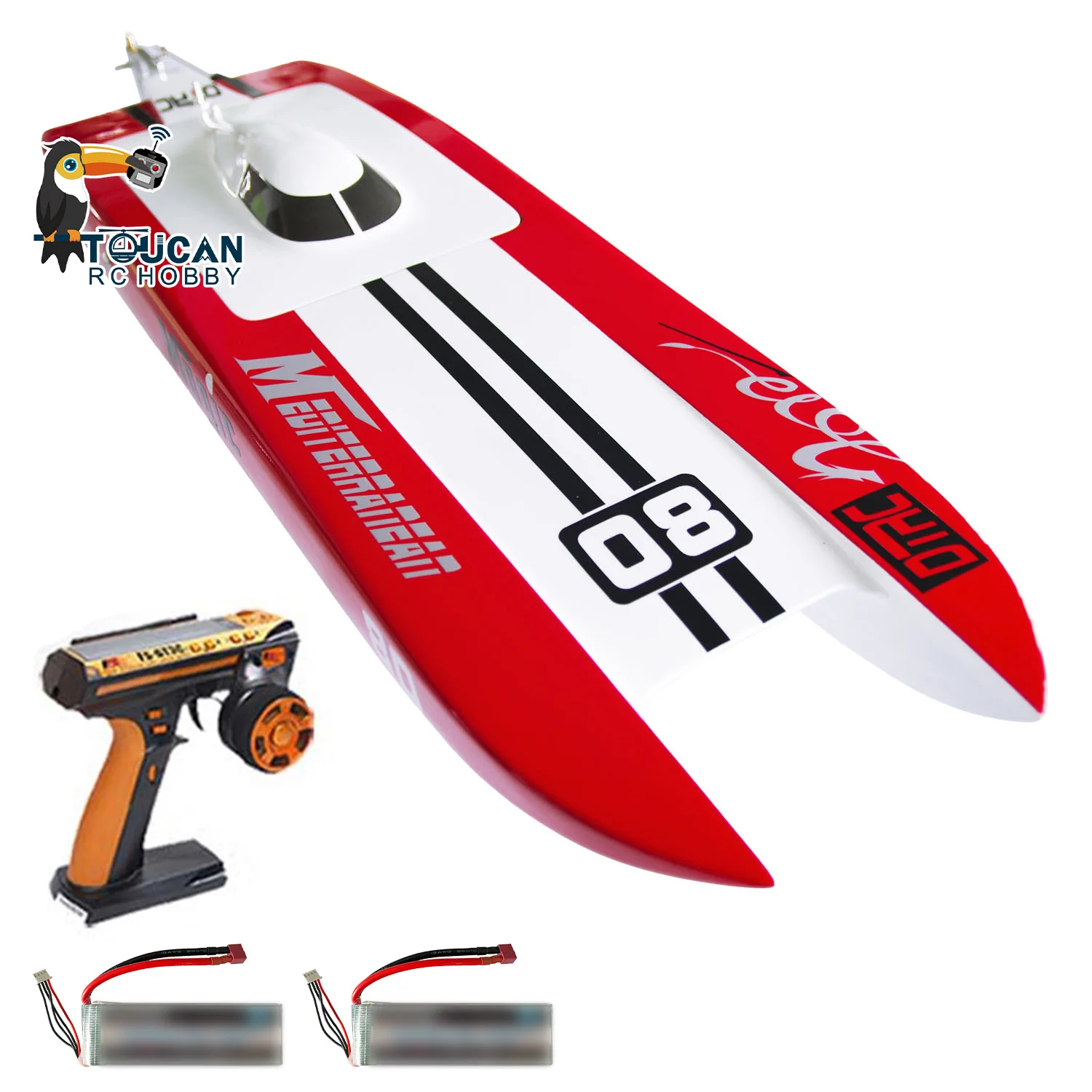 E32-30-9-Fiber-Glass-Red-Electric-Racing-RTR-Toucan-RC-Boat-W-Motor ...