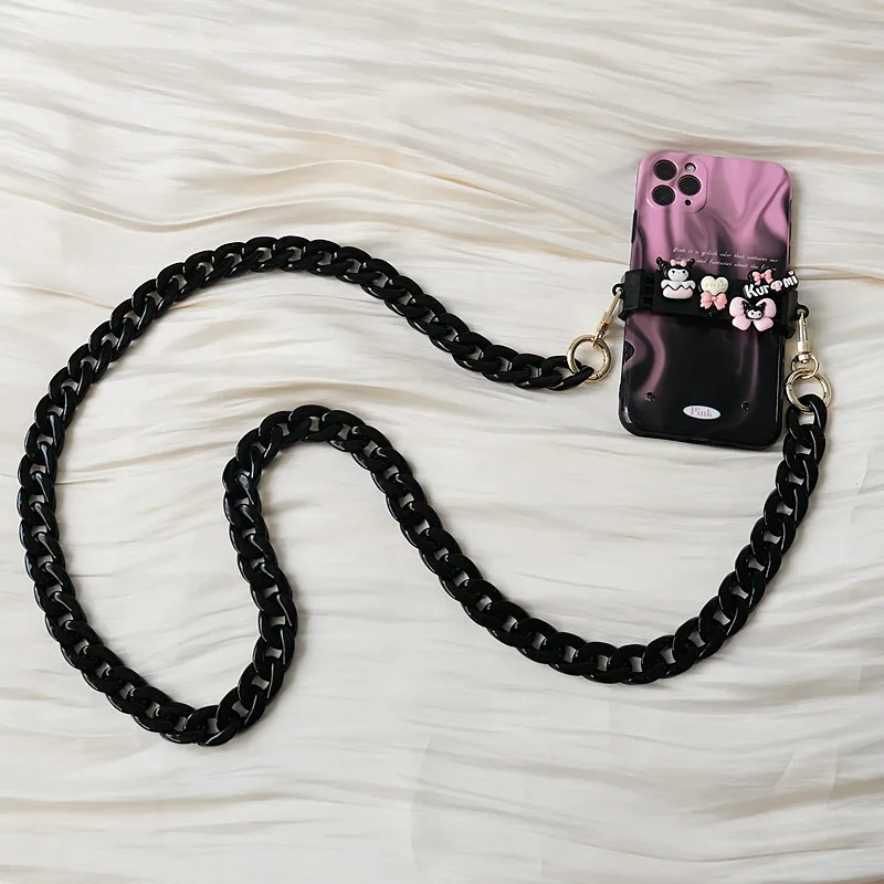 New-Phone-Accessory-Detachable-Chain-Solid-Candy-Crossbody-Luxury-Strap ...