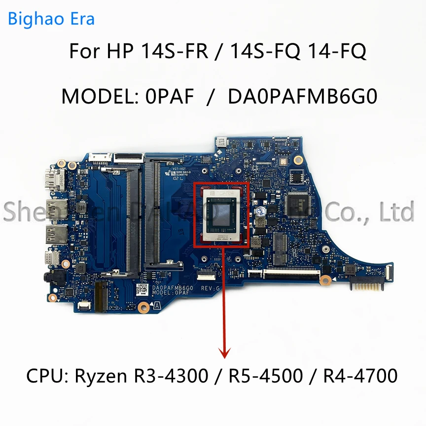 DA0PAFMB6G0-For-HP-TPN-Q242-14-FQ-14S-FQ-14S-FR-Laptop-Motherboard-With ...