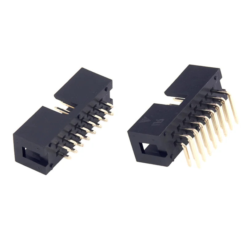 10pcs 2.54mm DC3 6/8/10/14/16/20/26/30/34/40/50Pin Socket Header Connector ISP Male Double ...