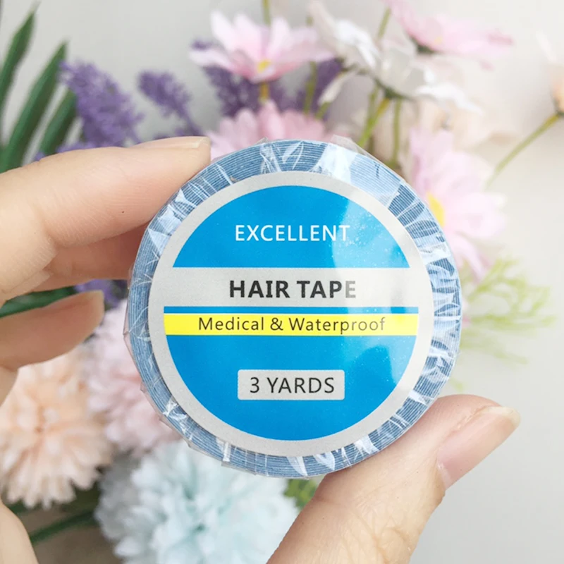 Tape Extensions Glue 3 Yards Roll Tape in Hair Extensions Professional ...