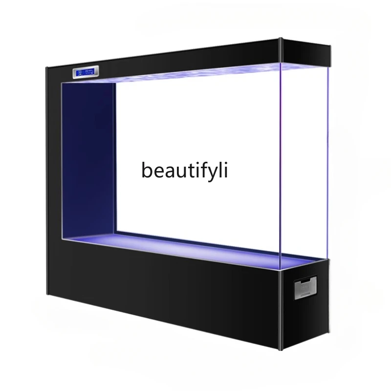 Smart-Fish-Tank-Living-Room-Light-Luxury-Screen-Floor-Fish-Tank-Home ...