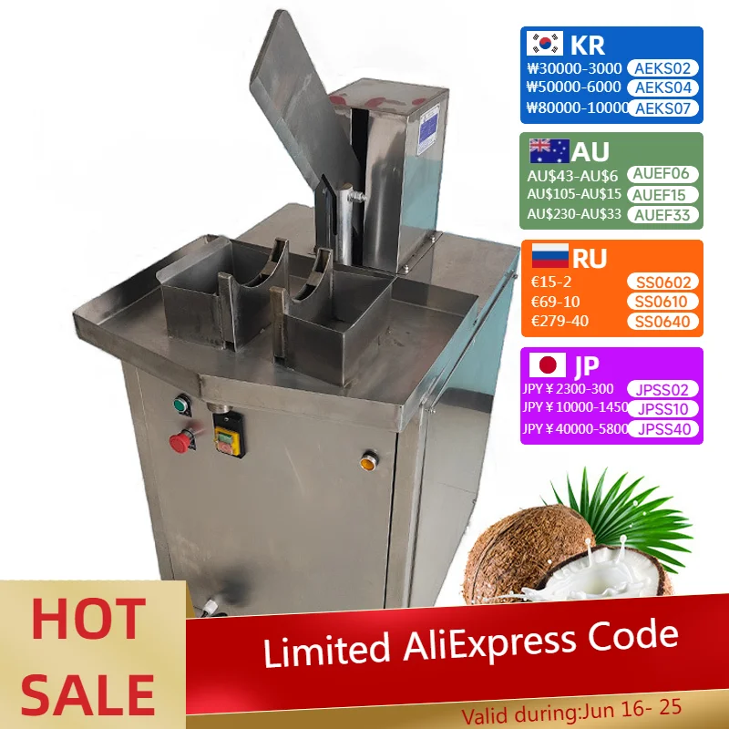 Automatic Coconut Opening And Cutting Machine For Cutting Coconut ...