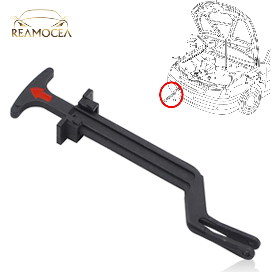 Reamocea 3B0823593 Bonnet Hood Pull Catch Lock Release Handle Opener ...