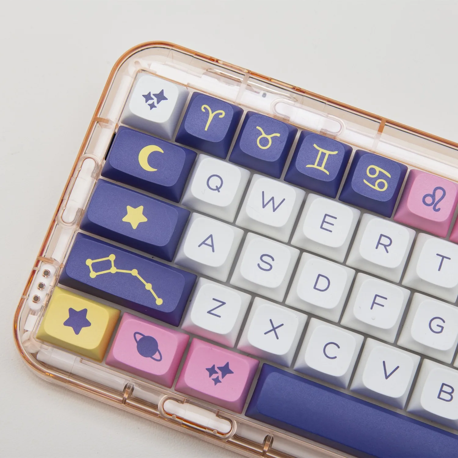 132-Key-Constellation-Theme-PBT-Keycap-Dye-SUB-XDA-Profile-Keycap-For ...