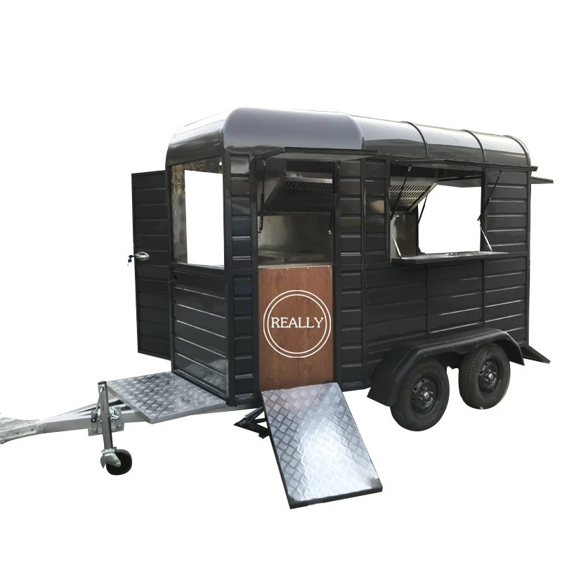 Camp-Food-Trailer-With-Double-Water-Sink-Receive-Cart-Customize ...