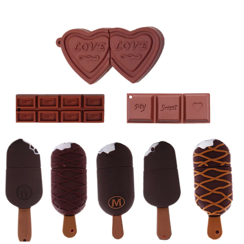 Ice-Cream-128GB-Usb-Flash-Drive-Chocolate-Pen-Drive-Flash-Memory-Card ...
