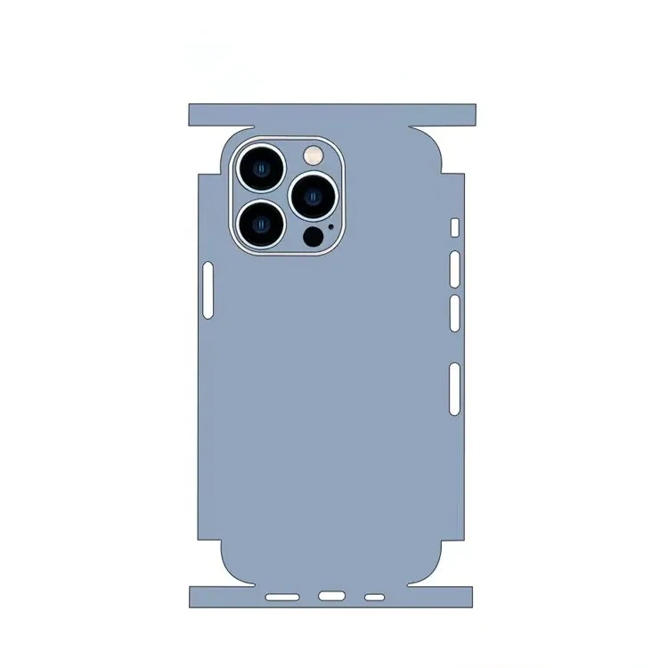 Plain Color Decal Skin for iPhone 13 15 14 Pro Max Mini Back Film Cover ...