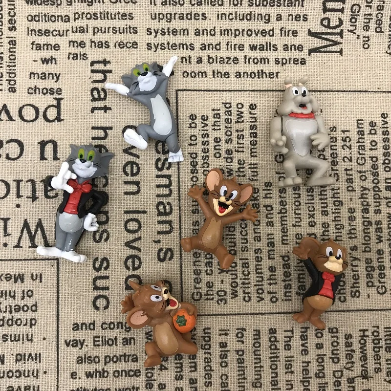 Classic-Cartoon-Toms-and-Jerry-Action-Figures-Model-Toys-The-Cat-and ...