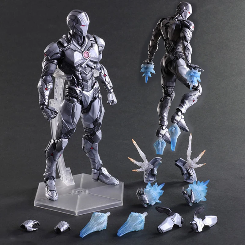 Play Arts IronMan Figure Hero Avengers Iron man Grey limited Edition ...