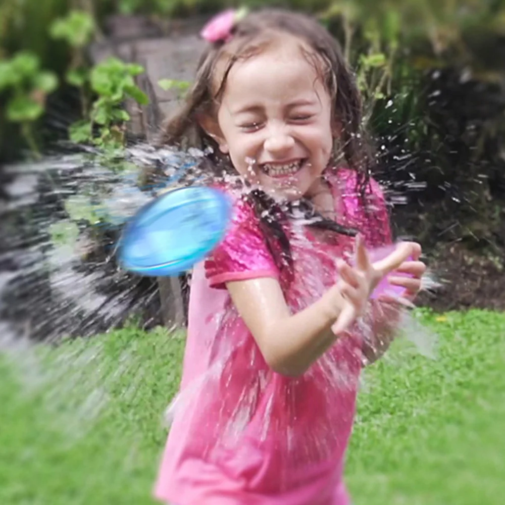 Magnetic Silicone Water Ball Reusable Olive-shaped Water Bomb Kids ...